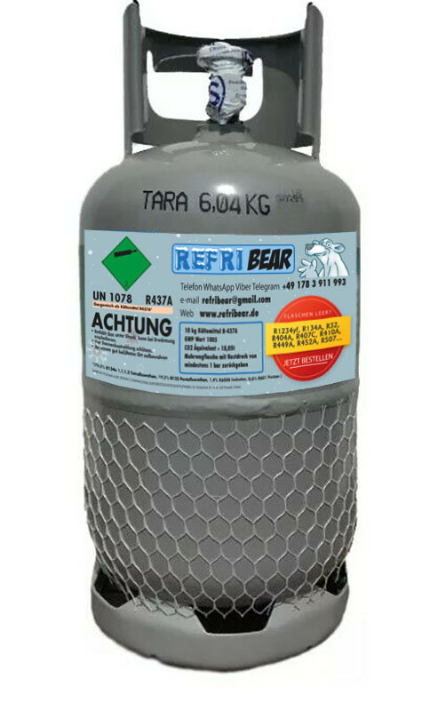 R437A 10kg in Eigentumsflasche Mehrweg Stahl, 410,00
