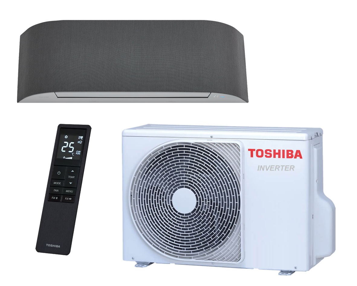 Toshiba Haori 10 Wandklimageräte SET 2,5 kW, 1.112,00